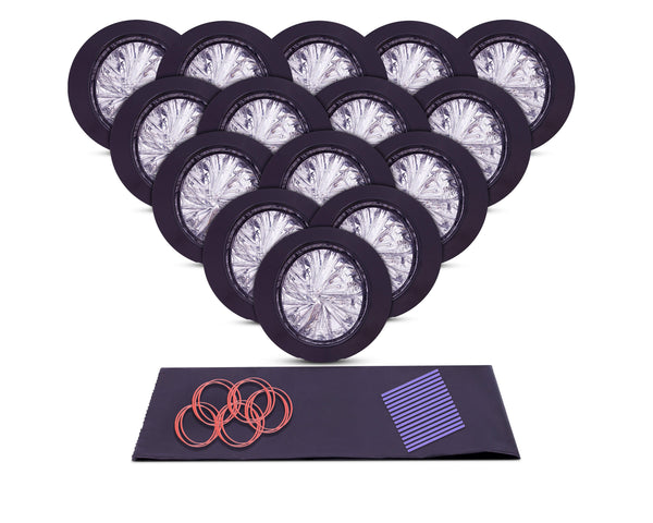 Laveo DryFlush 15-Pack Refill Cartridges | Biodegradable Rims