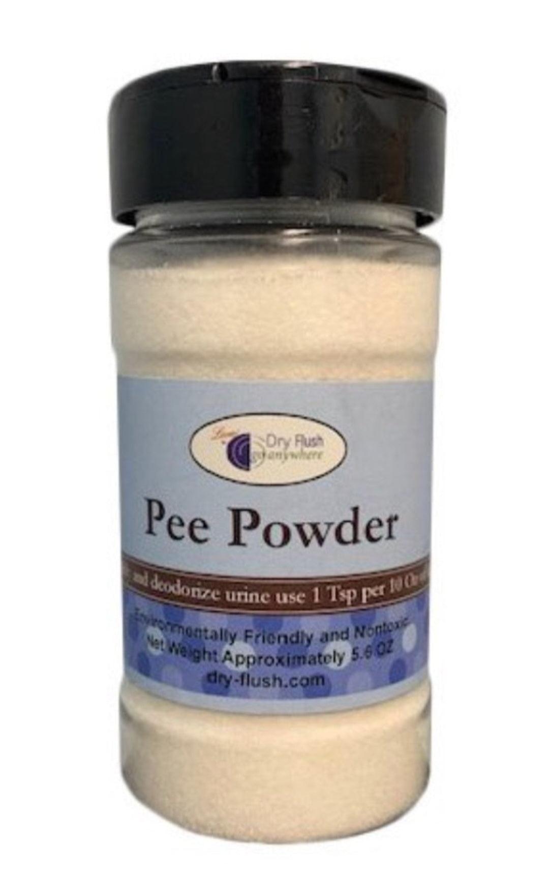 DryFlush Pee Powder - Bundle of 8 Bottles